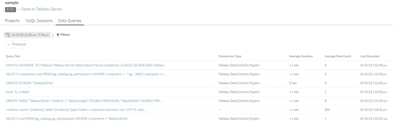 Tableau Resource Monitoring Tool のメニューを把握する | DevelopersIO