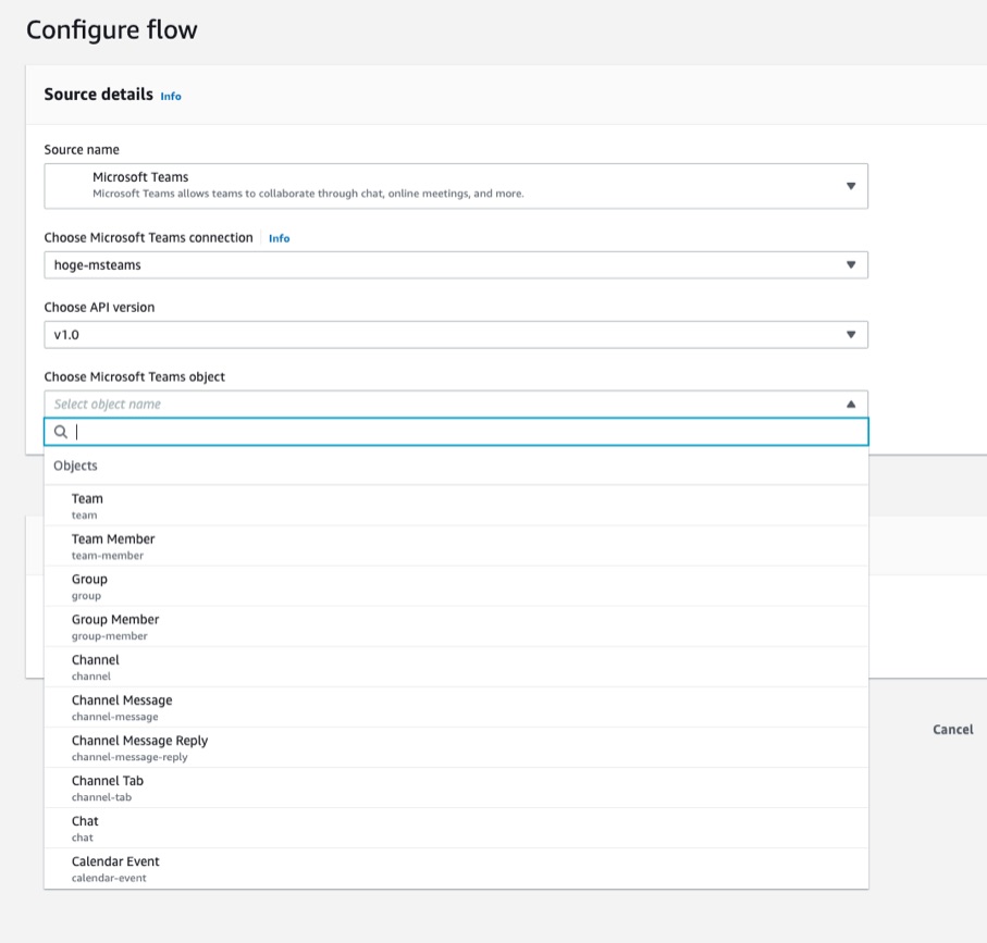 Amazon AppFlow の送信元コネクタで Microsoft Teams が選択出来るようになったので使ってみた | DevelopersIO