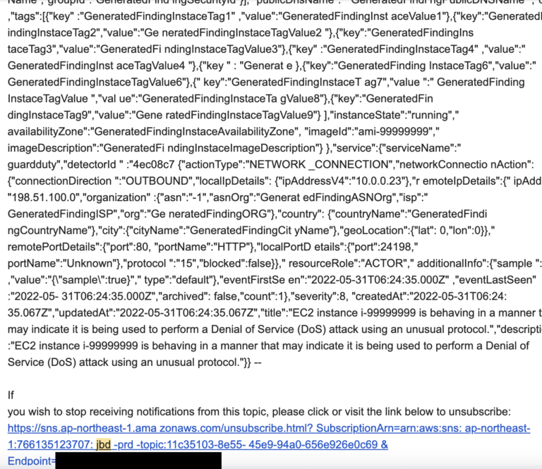 GuardDuty로부터의 통지메일을 간단하게 수정해보기 | DevelopersIO