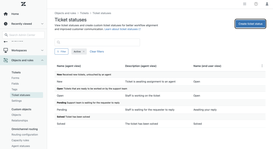 How to Create Additional New Status in Zendesk | DevelopersIO