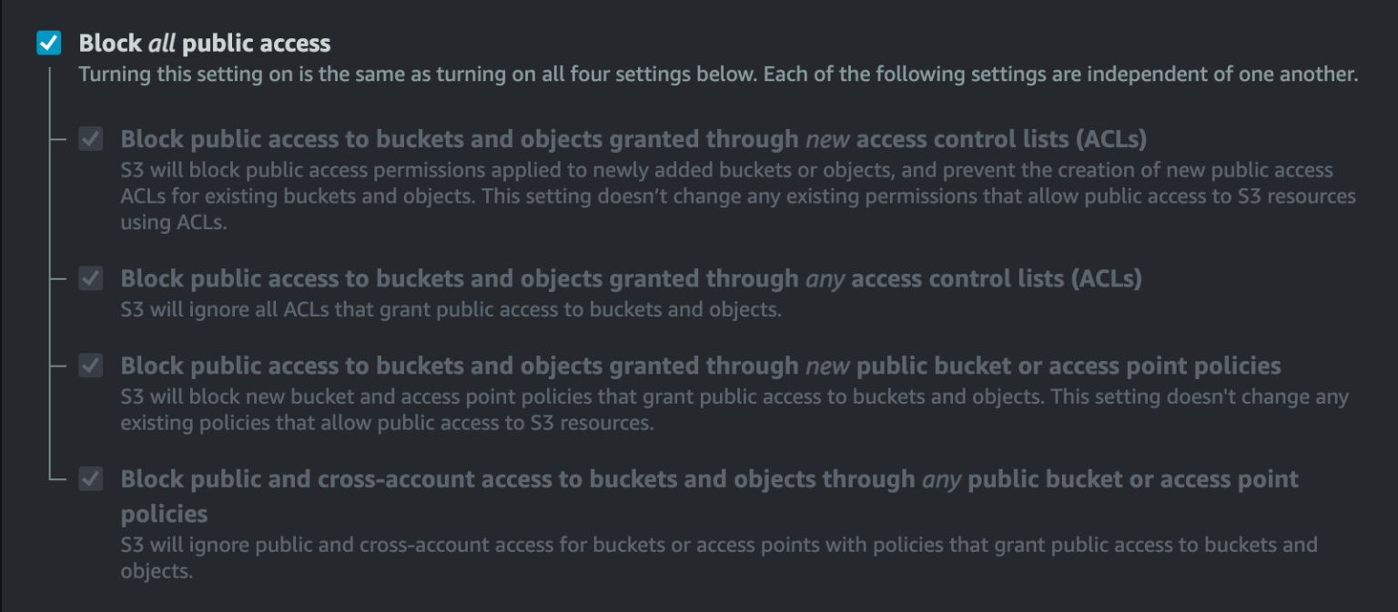 Amazon will enable S3 Block Public Access and disable access control lists for all new buckets ...