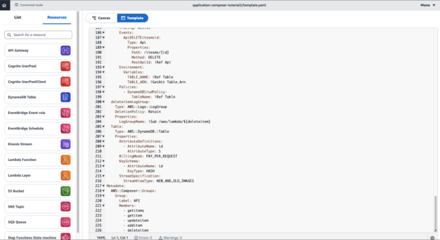 AWS Application Composerのチュートリアルをやってみた #reinvent | DevelopersIO