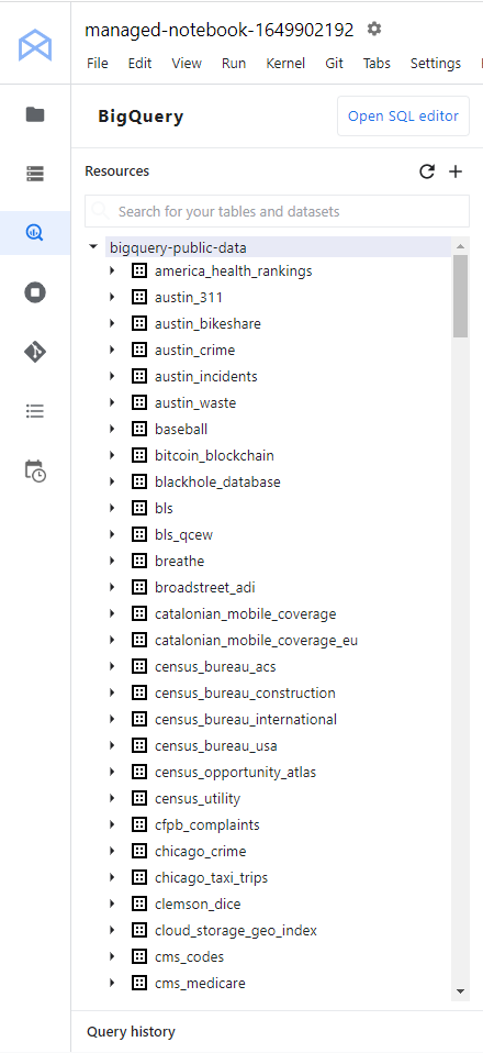 Vertex AI WorkbenchからBigQueryアクセスする | DevelopersIO