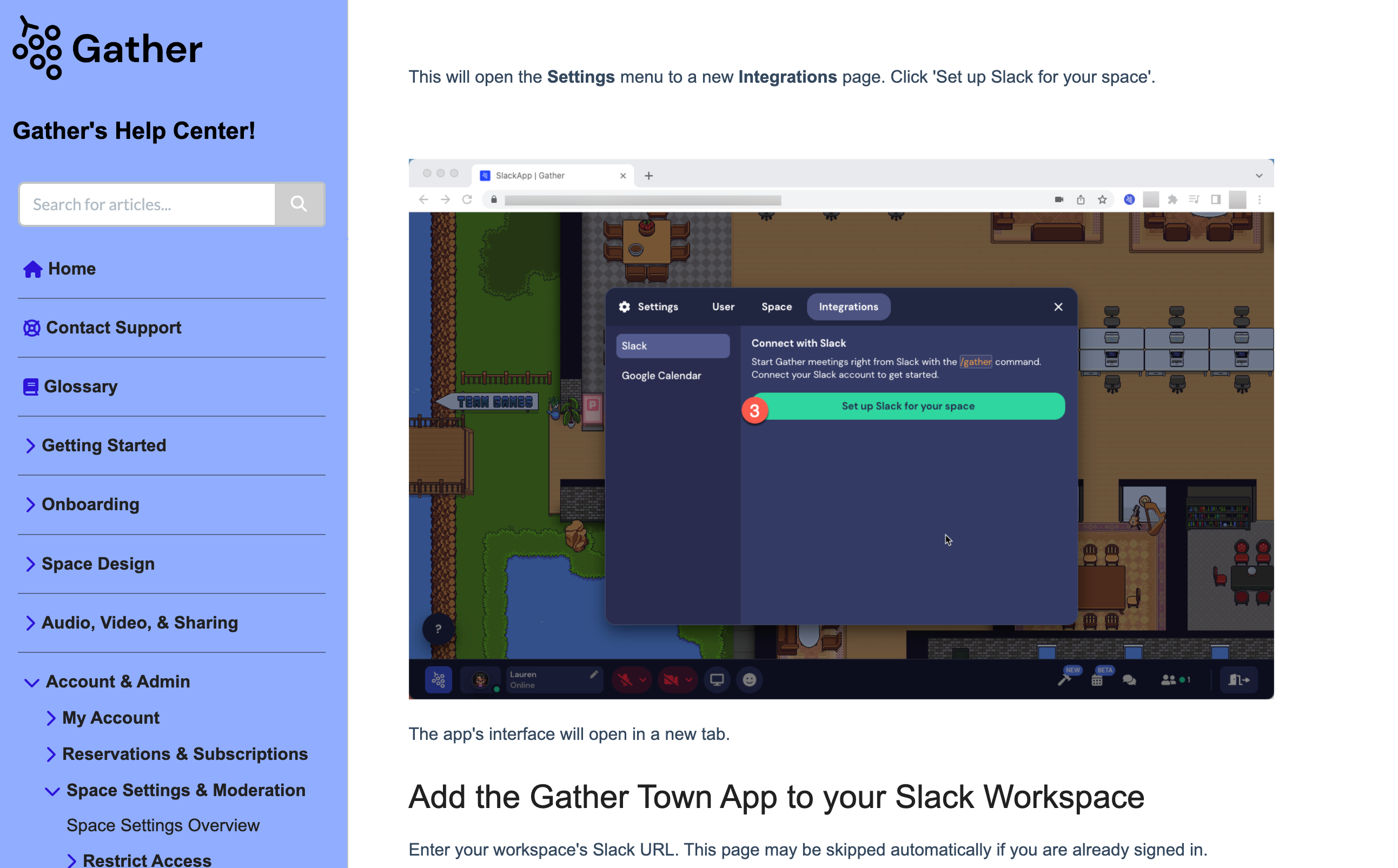 Gather Slack App連携を行う事でSlack上からGather.Townへのスムーズなアクセスが出来るようになりました | DevelopersIO