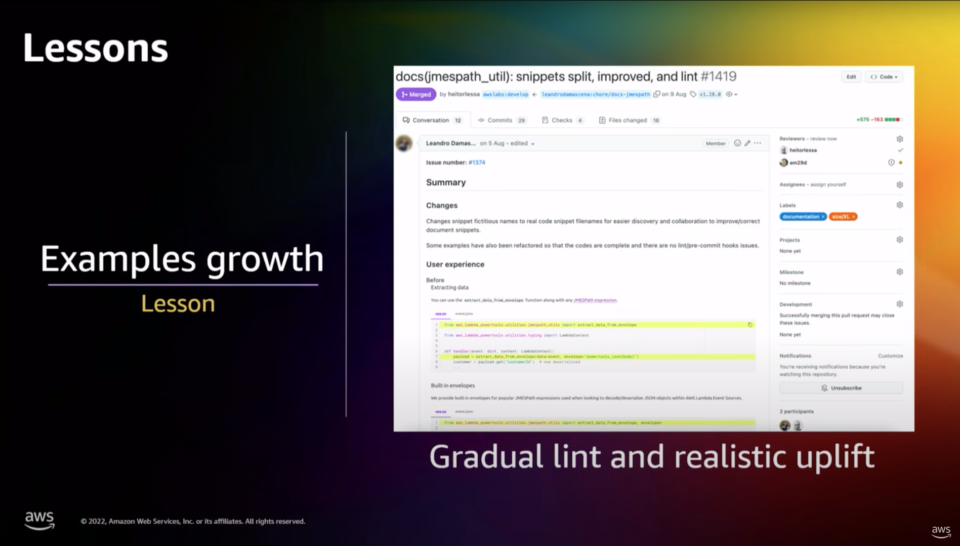 [レポート]AWS Lambda Powertools: 1000万ダウンロードへの道のりから得た教訓 #reinvent #OPN306 | DevelopersIO
