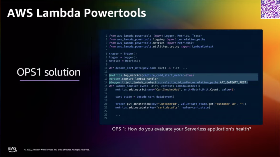 [レポート]AWS Lambda Powertools: 1000万ダウンロードへの道のりから得た教訓 #reinvent #OPN306 | DevelopersIO