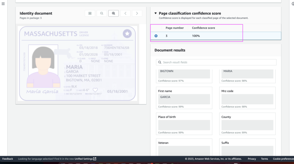 Classifying and Extracting Data using Amazon Textract | DevelopersIO