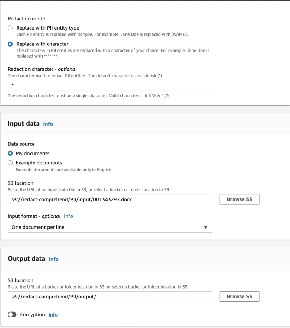Content Moderation by detecting and Redacting PII using Amazon ...