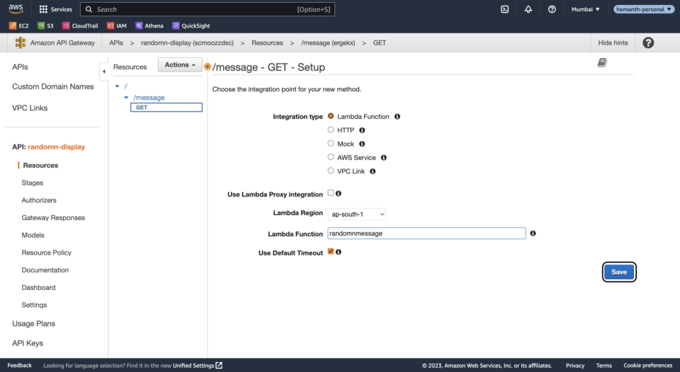 I tried Integrating AWS RestAPI with AWS Lambda | DevelopersIO