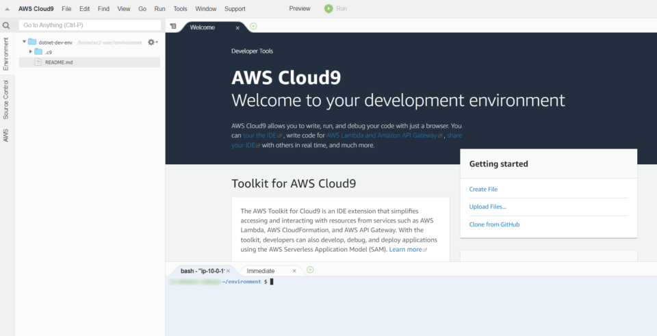AWS Cloud9で.NET 6の開発環境をつくってみた | DevelopersIO