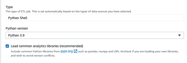 AWS Glue의 PythonShell에서 Python 3.9가 사용가능하게 되고 바뀐 점이 무엇인지 알아보기 ...