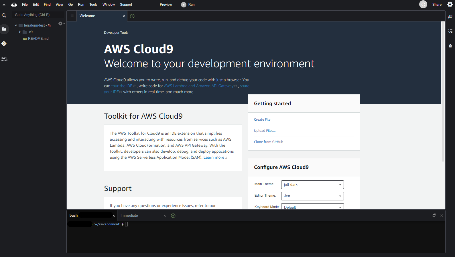 Cloud9上にTerraformの実行環境を作ってみた | DevelopersIO