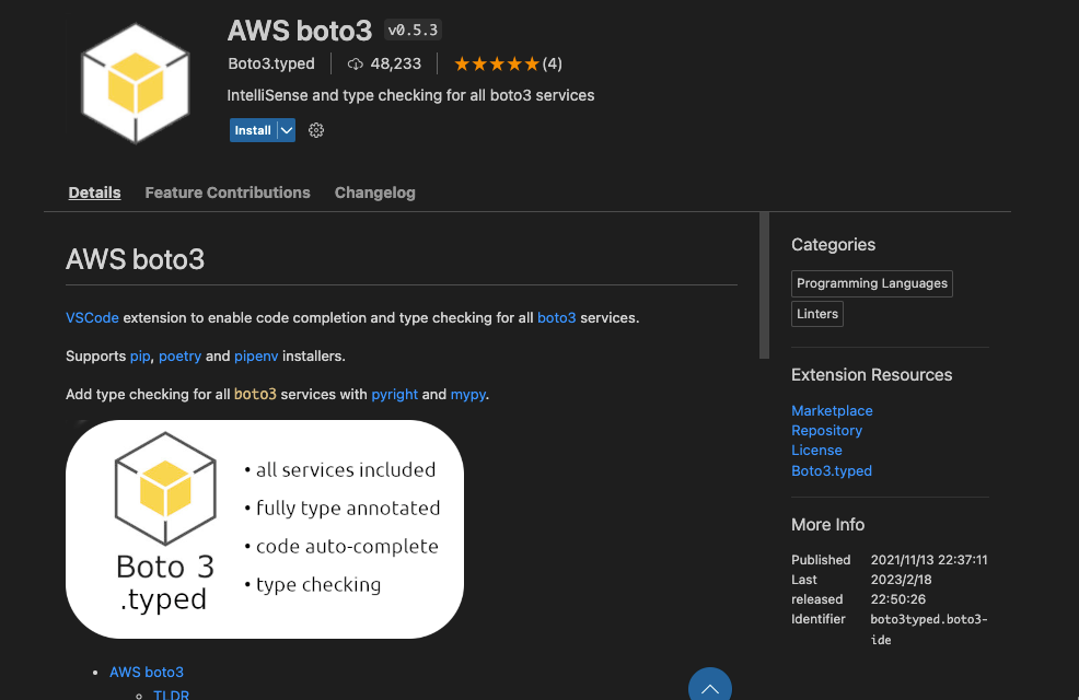 Boto3の補完を可能にするboto3-stubsを使ってみる | DevelopersIO