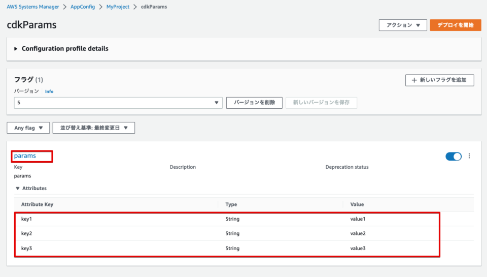 [AWS AppConfig] AppConfig の機能フラグで設定した値に基づいて CDK を deploy してみました | DevelopersIO