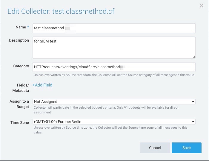 CloudflareのHttpリクエストログをSumologicへLogpushしてみた | DevelopersIO