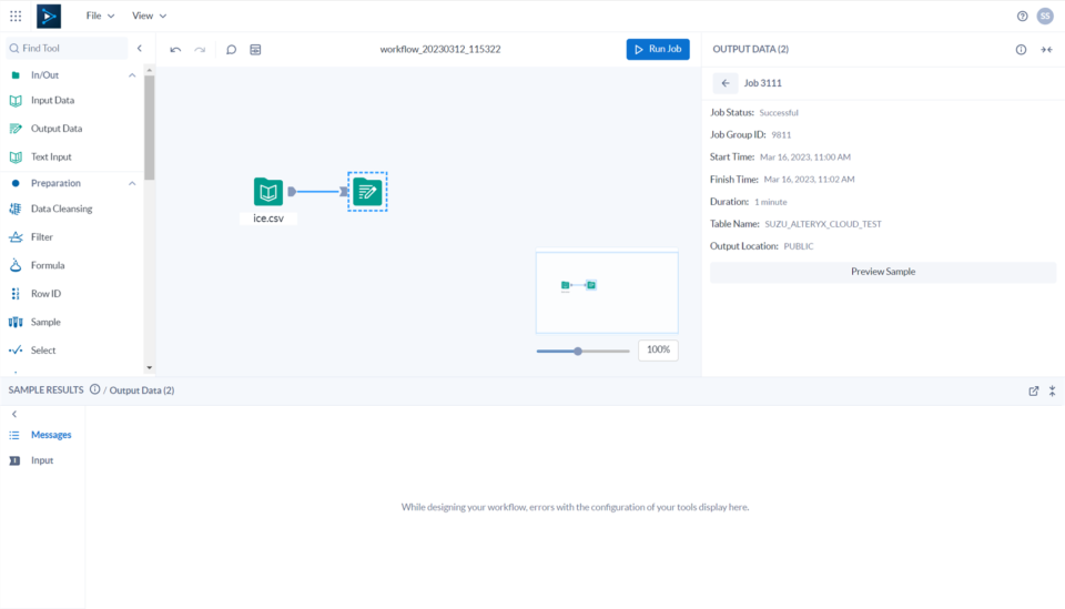 Alteryx Designer Cloudのツール紹介：Output Dataツール #Alteryx | DevelopersIO