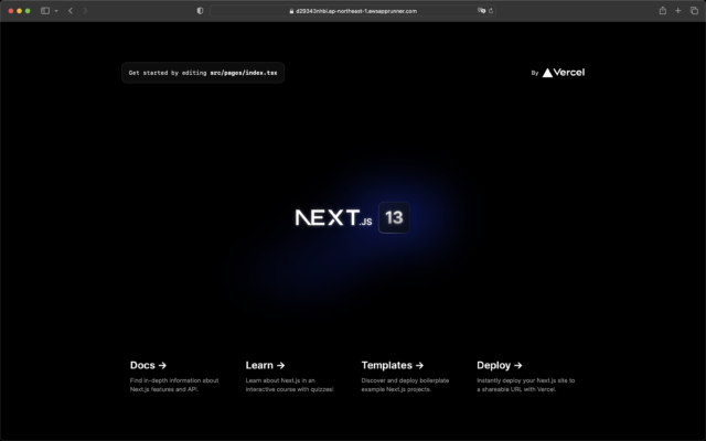 AWS App Runner에 Next.js 배포해보기 | DevelopersIO