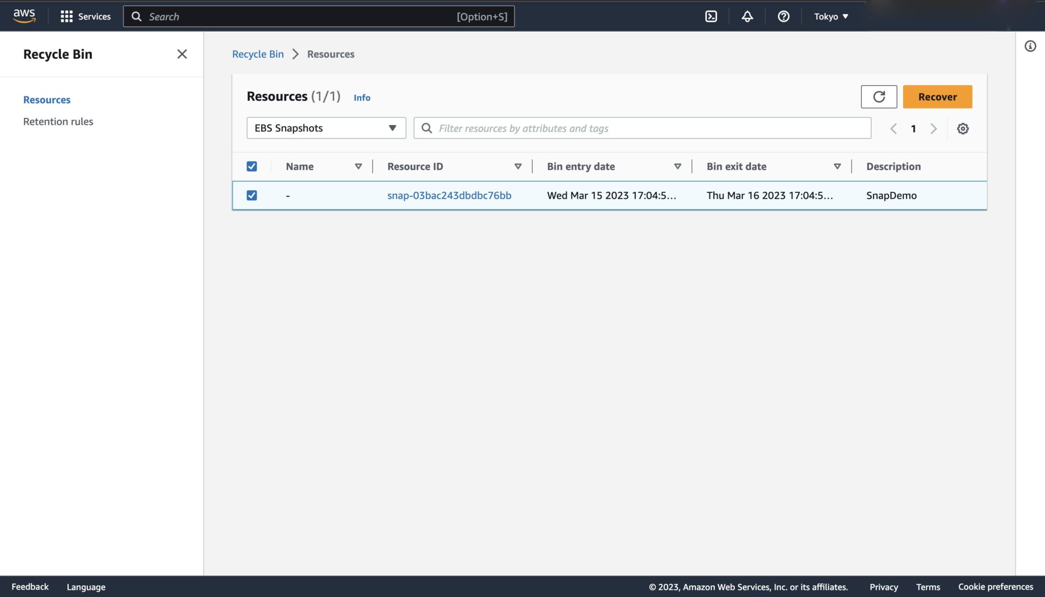 Creating EBS Snapshots | DevelopersIO
