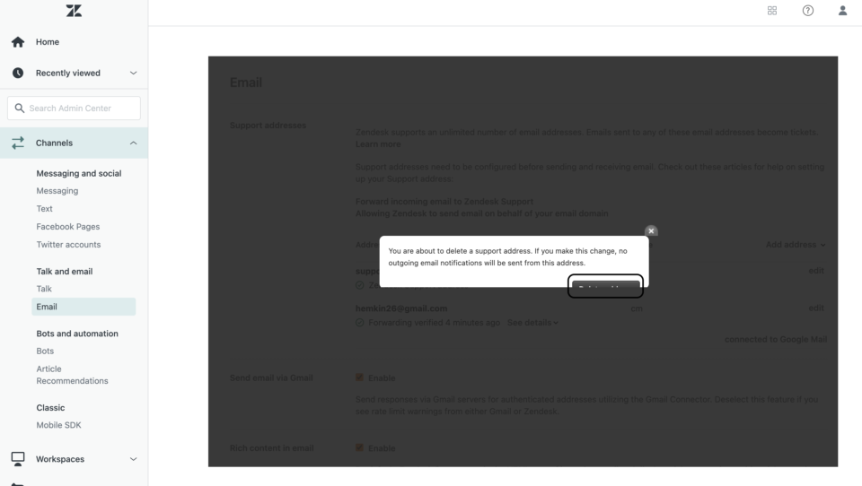 Automatic ticket creation In Zendesk support by your Email Address ...