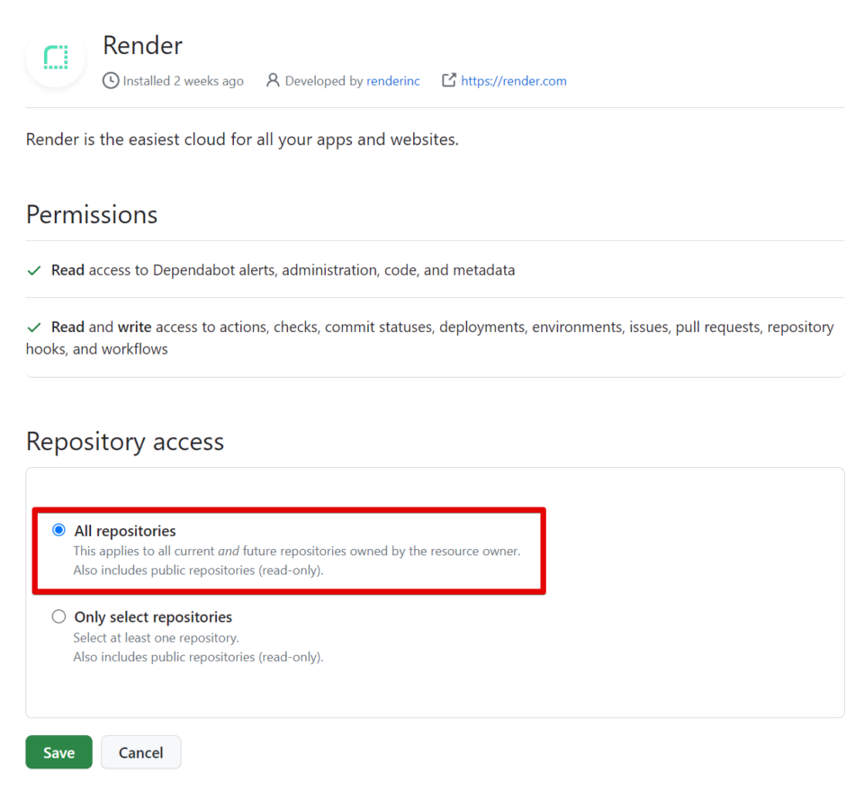 RenderとGitHubを連携させてアプリをデプロイしてみた | DevelopersIO