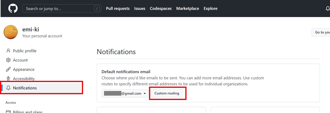 GitHub の通知先メールアドレスを Organizations ごとに設定する GUI がちょっと変わっていたのでご紹介します | DevelopersIO