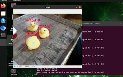 YOLOv5でアヒルを検出するモデルを作ってみました。(NVIDIA Jetson AGX Orin + l4t-pytorch:r35.2. ... YOLOv5でアヒルを検出するモデルを作ってみました。(NVIDIA Jetson AGX Orin + l4t-pytorch:r35.2. ...