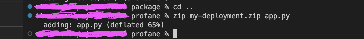I deployed my python application with external packages/libraries to Lambda using the .zip ...