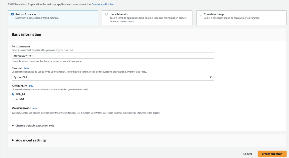 I deployed my python application with external packages/libraries to Lambda using the .zip ...