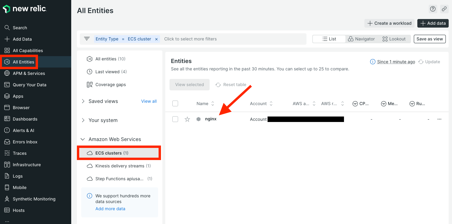 New Relic の AWS IntegrationとECS integration を有効化し、AWS Fargate のメトリクスを連携してみた | DevelopersIO