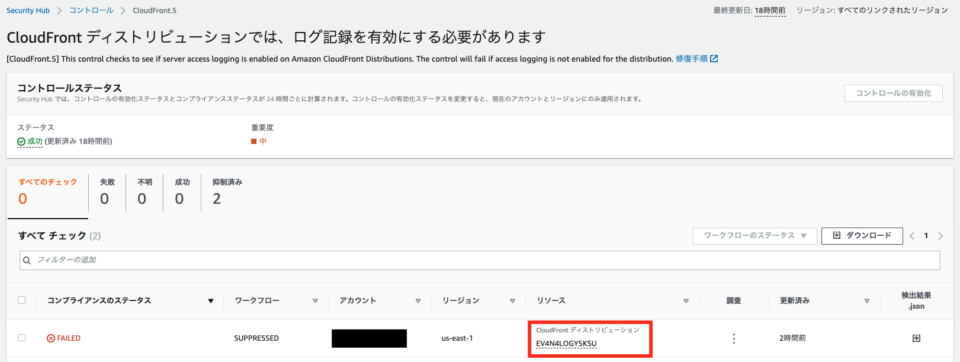 【Security Hub修復手順】[CloudFront.5] CloudFront ディストリビューションでは、ログ記録を有効にする必要があります | DevelopersIO