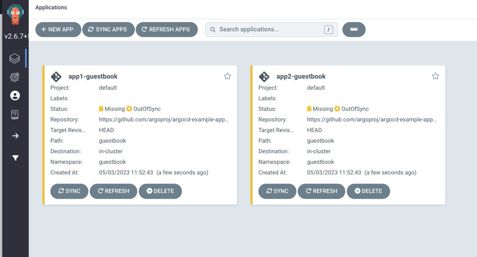 Argo CDのApplication Setで複数Applicationを作成してみる | DevelopersIO