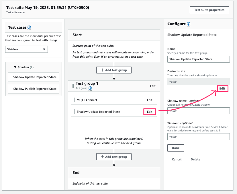 Aws Iot Core Device Advisor で Device Shadow のテストケースを実施する Developersio