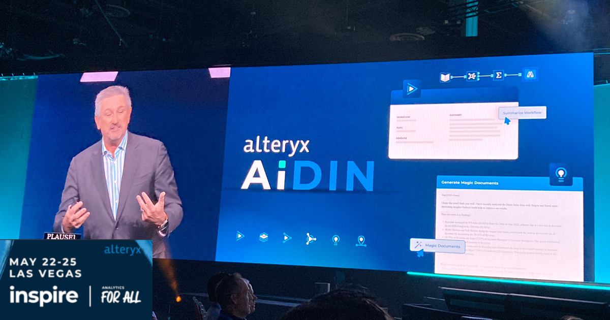 Alteryx Inspire Keynote Day1 ～ Generative AIを活用した新たなデータ分析エンジン「Alteryx ...