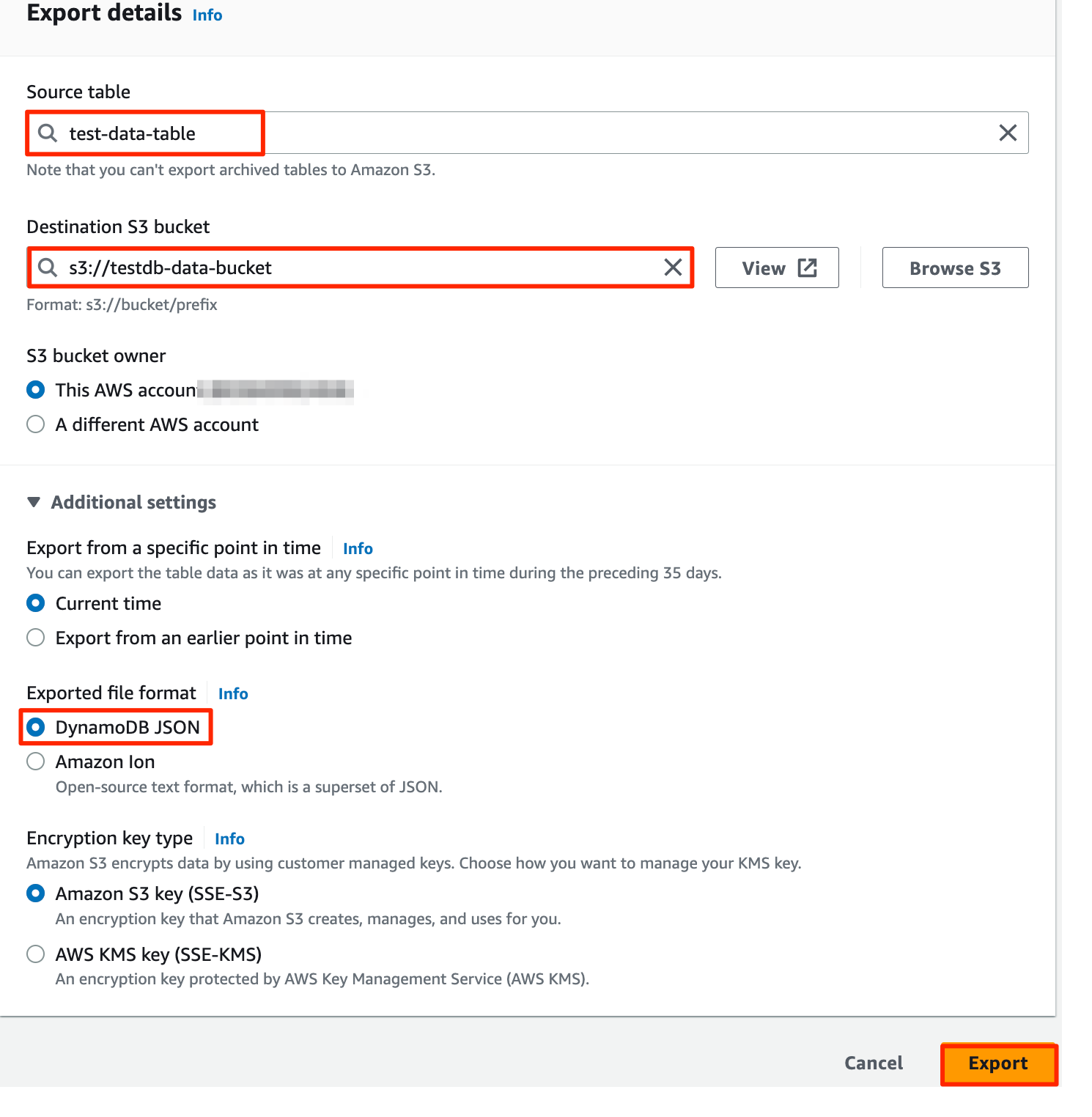 DynamoDB データをS3 からインポートとS3 にエクスポート試してみた。 | DevelopersIO