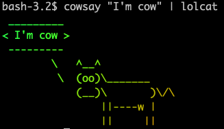 Ansibleのcowsay出力を虹色に輝かせたい | DevelopersIO