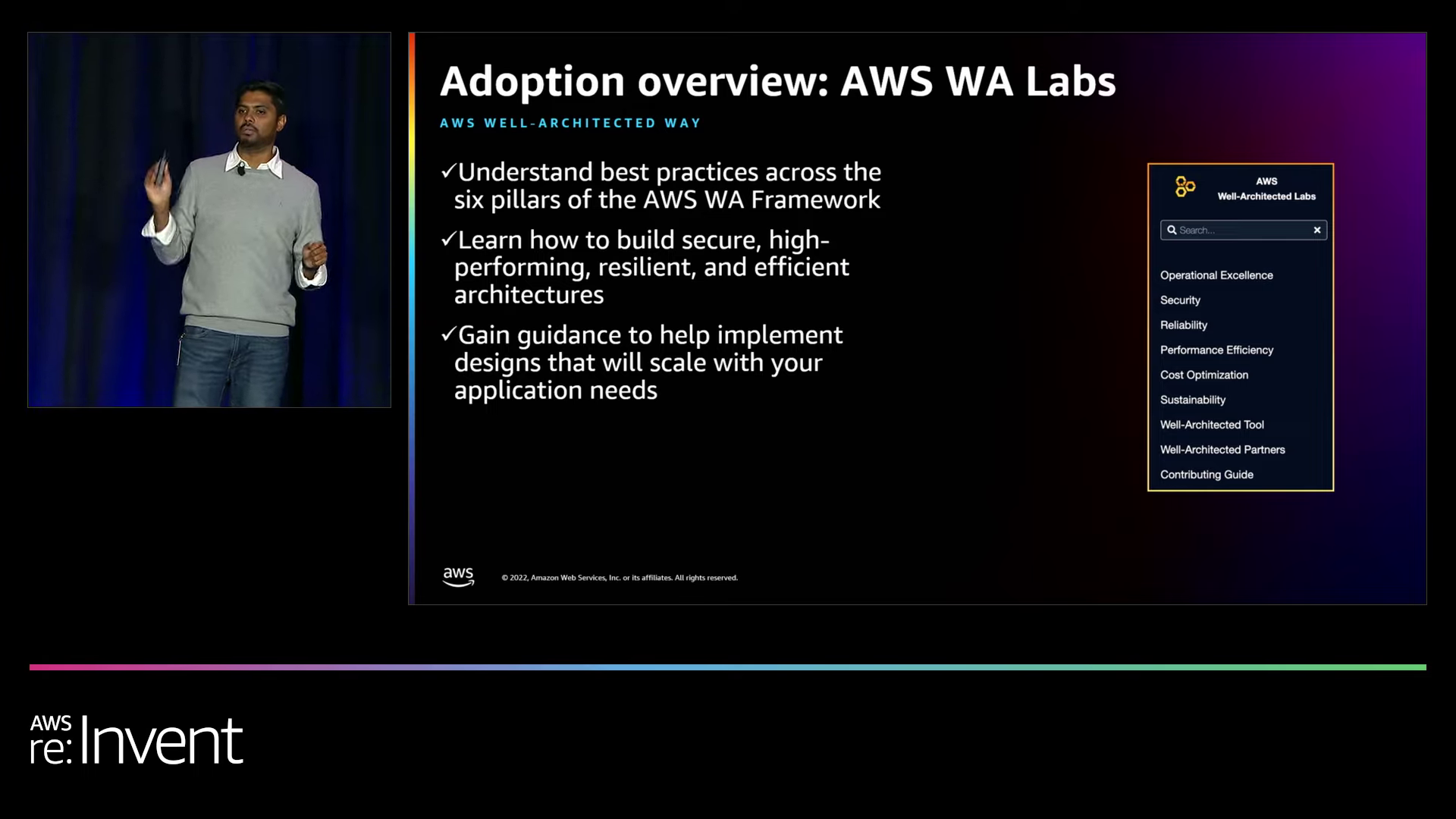 [レポート] Well-Architected なアプローチ #ARC210 #reinvent | DevelopersIO
