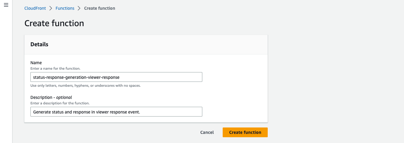 [update] CloudFront FunctionsでViewer ResponseのHTTPステータスコードとレスポンスbodyが変更できるようになっていました！ | DevelopersIO