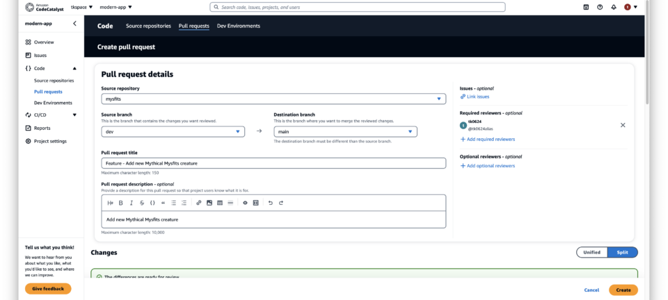 [ワークショップ] Amazon CodeCatalyst で最初のプロジェクトを構築しよう #DOP306 #reinvent | DevelopersIO