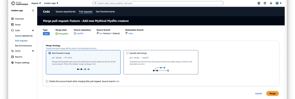 [ワークショップ] Amazon CodeCatalyst で最初のプロジェクトを構築しよう #DOP306 #reinvent | DevelopersIO