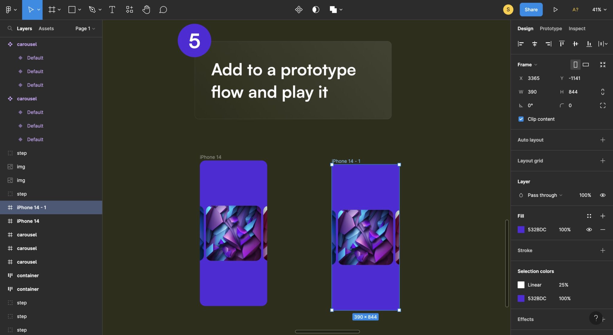 Trying Carousel Animation in Figma. | DevelopersIO