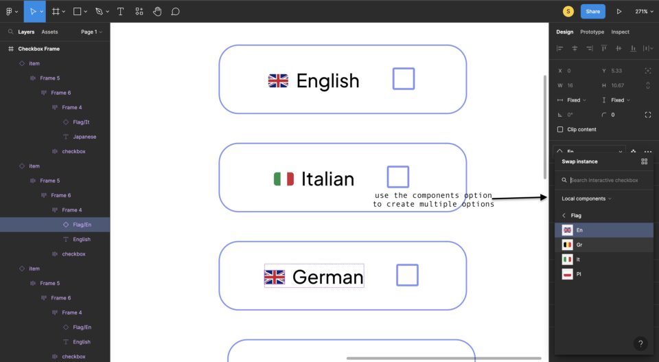 I tried Interactive checkbox in Figma. | DevelopersIO