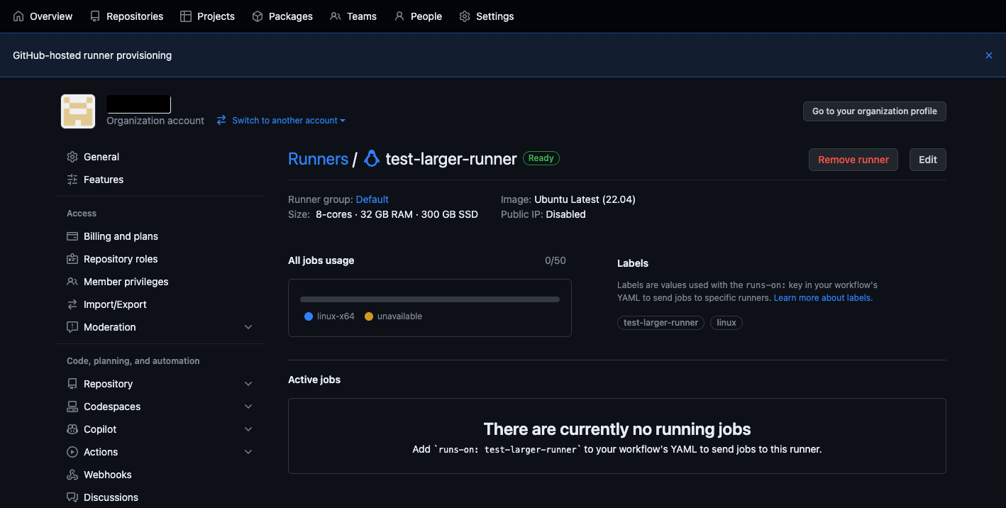 GitHub Actions で 大規模ランナー（GitHub-hosted larger runners）が GA となりました ...