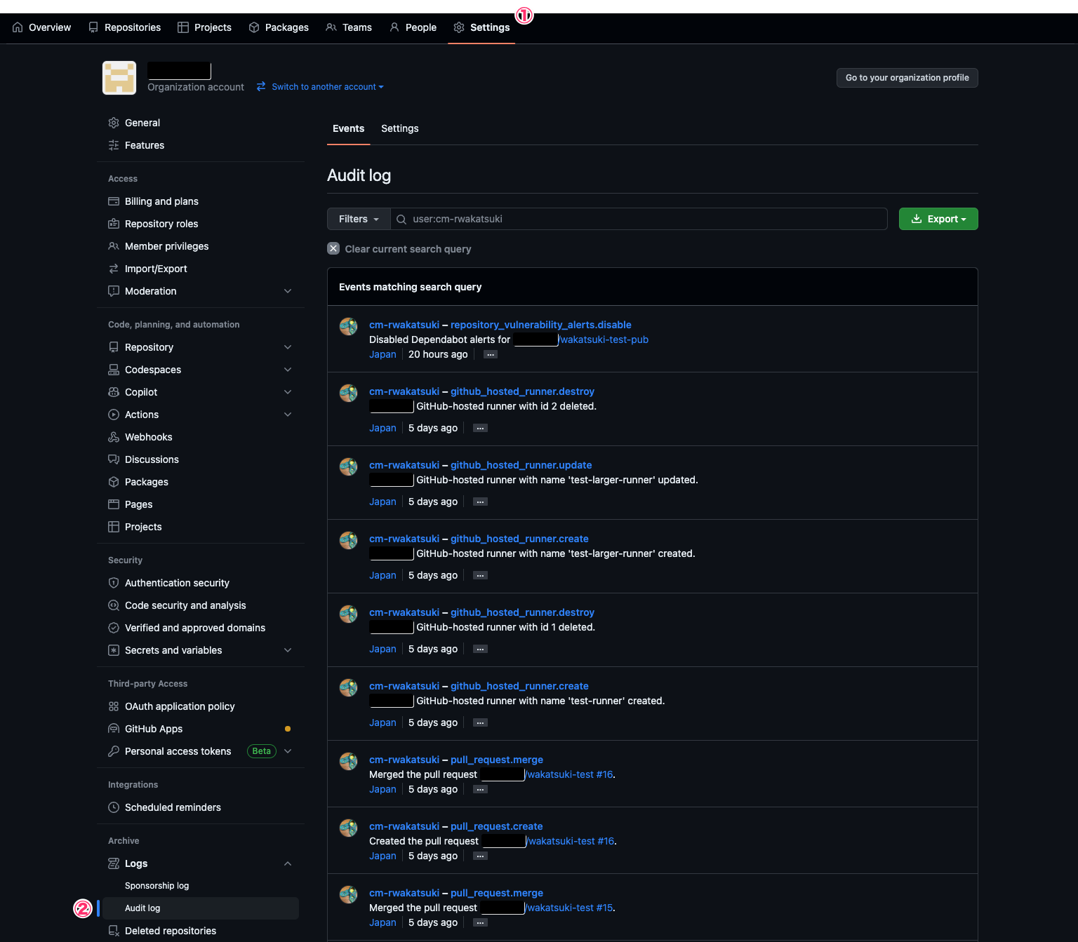 [GitHub] Audit log の展開可能なペイロードビューが GA となり、UI から詳細なログが確認できるようになりました ...