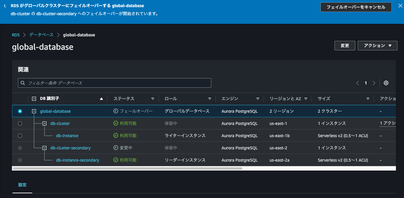 [AWS CDK] Aurora PostgreSQL 15.2 の Aurora Global Database を作ってみた | DevelopersIO