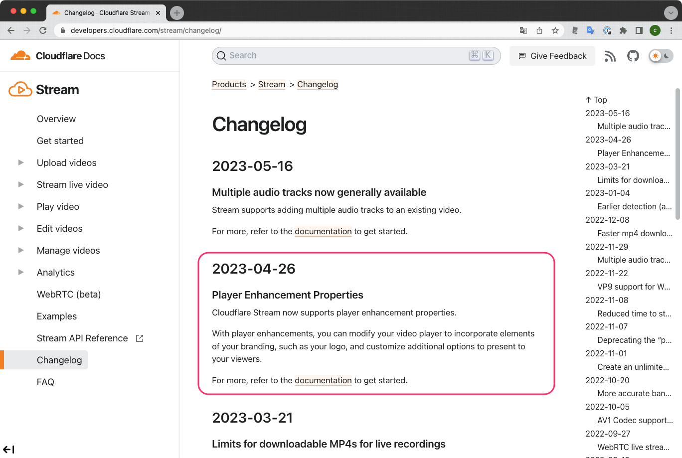 Cloudflare Streamの動画プレイヤーでEnhancement Propertiesを使ってみた！ | DevelopersIO