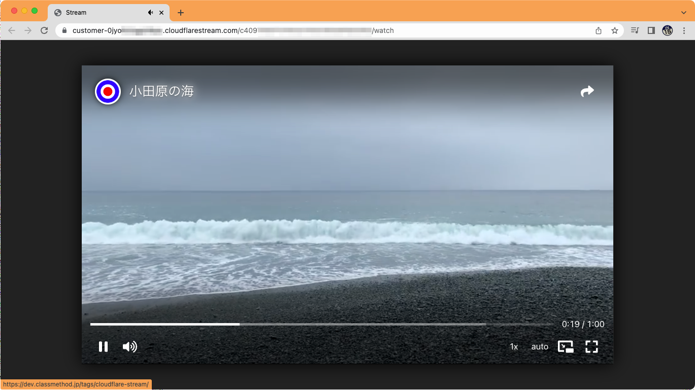 Cloudflare Streamの動画プレイヤーでEnhancement Propertiesを使ってみた！ | DevelopersIO