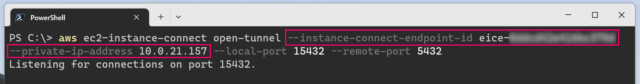 Ec2 Instance Connect Endpoint経由でrdsに接続してみた Developersio
