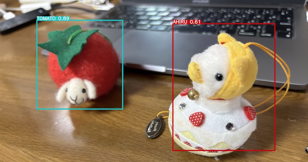 ぬいぐるみを検出するモデルをyolov5で作成し、onnx形式に変換してraspberrypiで使用してみました Developersio 