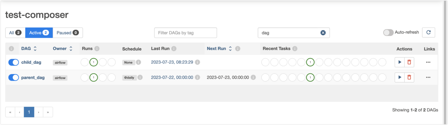 Cloud Composer で TriggerDagRunOperator を使ってDAGから別のDAGを呼び出す | DevelopersIO