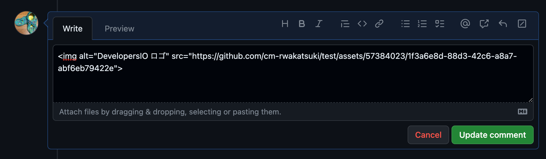 GitHub にアップロードされた画像のアクセシビリティを自動チェックできる “Accessibility alt text bot” アクションを試してみた | DevelopersIO